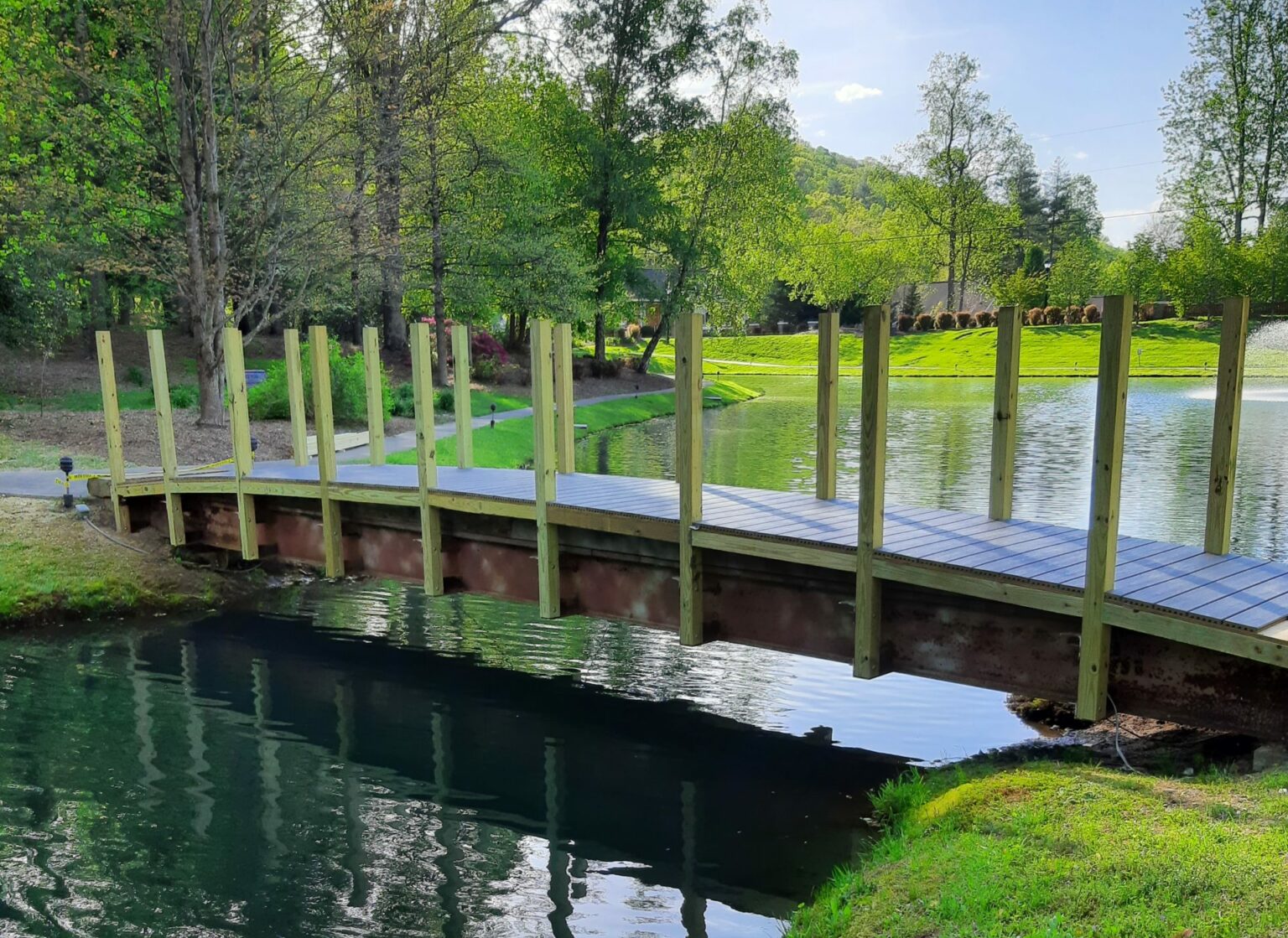 Bridge Construction - B.H. Graning Landscapes